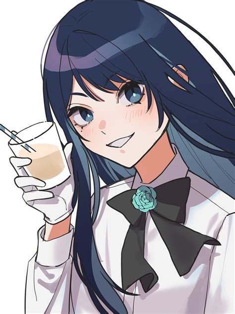 Riseno Chando Ado Ado Utaite Cloud Nine Inc Dark Blue Hair Commentary Request Highres