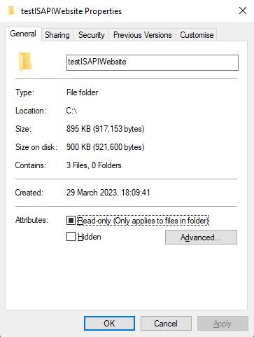 Setting Directory Permissions For User Group IIS IUSRS Software Verify