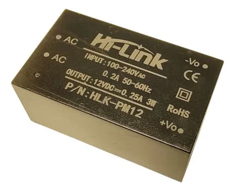 Fuente Aislada 12 V 3 W Hlk Pm12 Hi Link Arduino