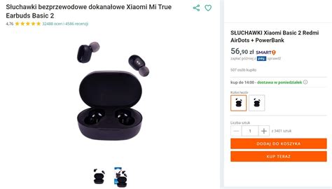 Ultra tanie słuchawki bezprzewodowe od Xiaomi robią furorę na Allegro Ludzie są nimi zachwyceni