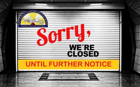 Museum Closure Until Further Notice NASAM BLOG