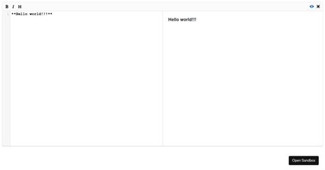 Uiwreact Markdown Editor Examples Codesandbox