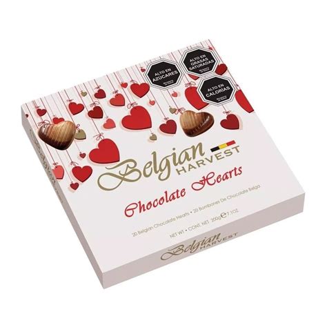 Super El Trebol - Chocolate Belgian Harvest Hearts 200 grs