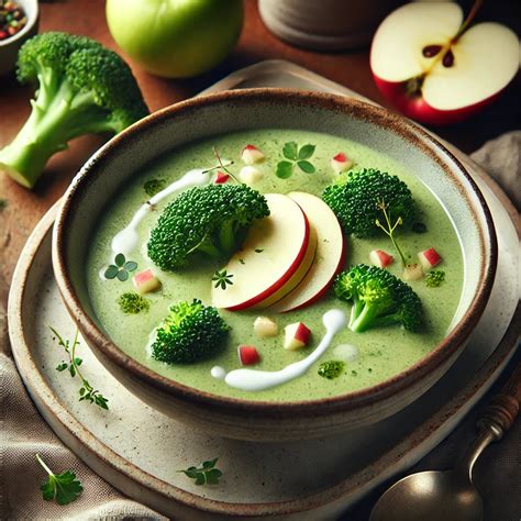 Broccolisoep Met Appel En Een Vleugje Kokosmelk Hart In Shape