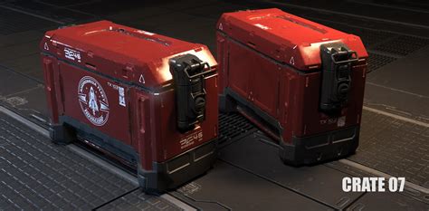 Sci Fi Props Crates Daz 3d