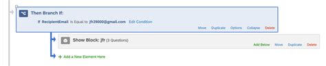 automating block question and survey flow creation for a massive