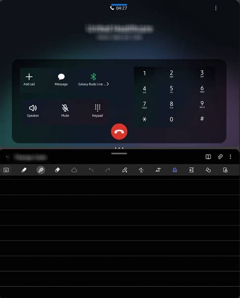 solved z fold split screen phone call samsung community 2582914