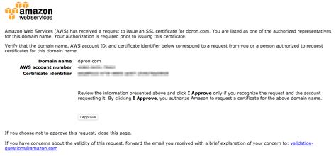 Free SSL With Amazons AWS Certificate Manager ACM Dpron