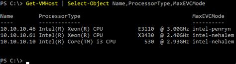 Using VMware EVC Mode for Сlusters in vSphere