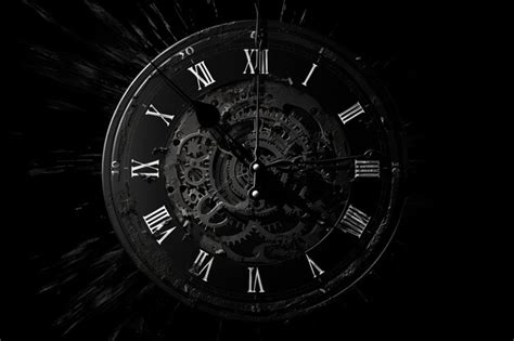 Premium Photo Timeless Beauty Captivating Analog Clock Sketch On