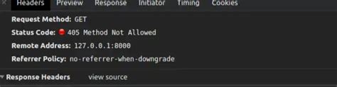 Django Responsenotallowed Return Not Allowed Response