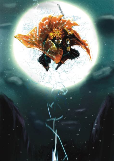 Zenitsu From Demon Slayer Illustration Sci Fi Slayer