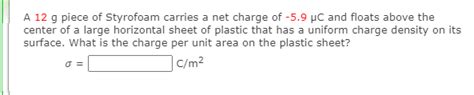 Solved Problem Find The Electric Field Due To A Chegg Com
