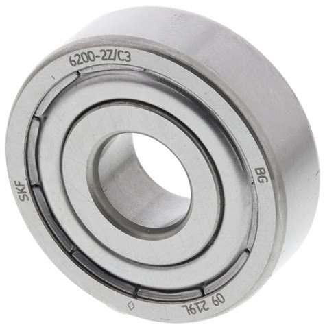 Skf Deep Groove Ball Bearing Plain Race Type 10mm I D 30mm O D Rs