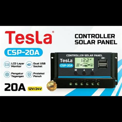 Jual Controller Solar Panel Tesla Csp 20a 12v 24v Controller Solar