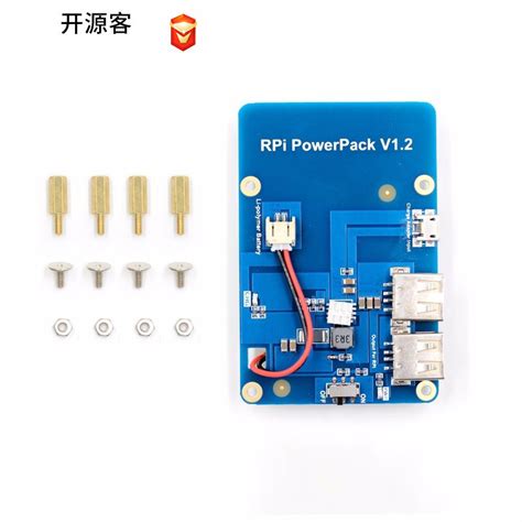 Raspberry Pi Pi 3b 3b แบตเตอรี่ลิเธียมบอร์ดขยายdual Usb Power Supply Ups Offlineทํางาน Shopee