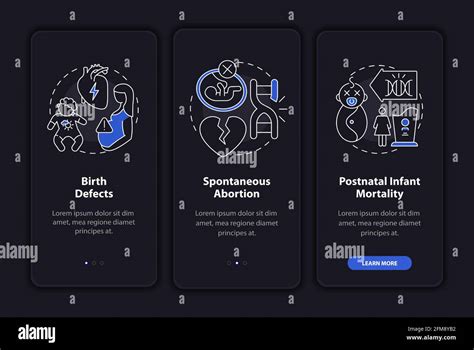 Genetic Defects Results Onboarding Mobile App Page Screen With Concepts Stock Vector Image And Art