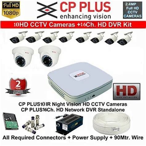 CP Plus 2 Mp HD CCTV Camera Surveillance Combo Pack 15 To 20 M At Rs 22950 Set In New Delhi