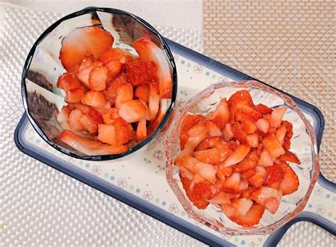 딸기청라떼 만들기