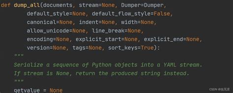 Yaml Pyyaml笔记 9 Pyyaml源码之dump ，dump All ，safe Dump ，yaml Yamlobject 阿里云开发者社区