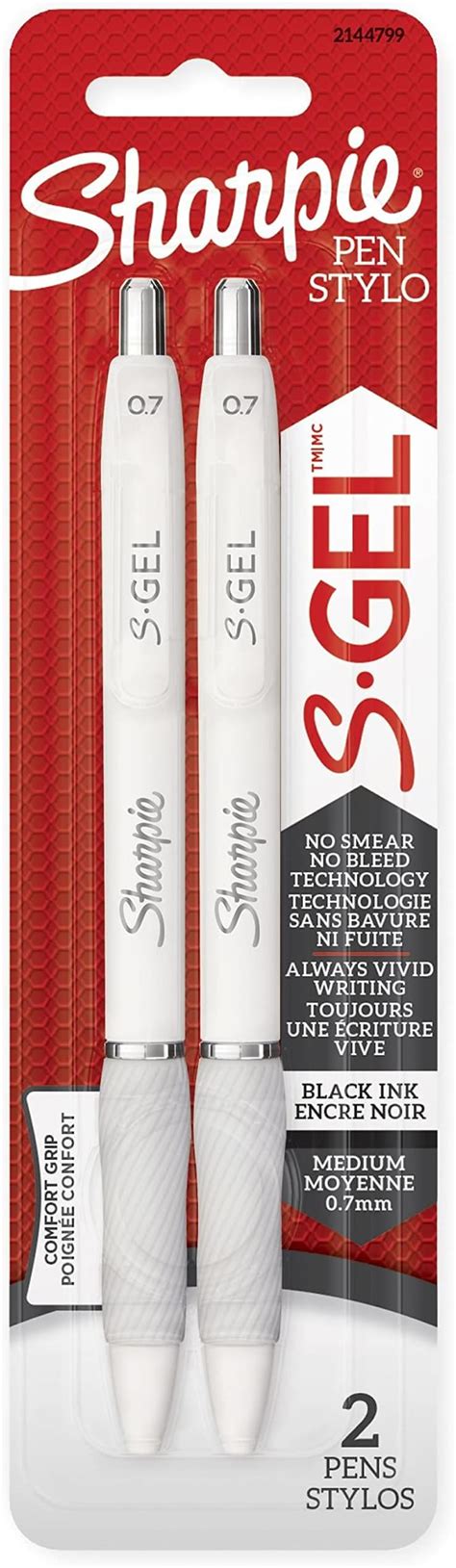 Sharpie S Gel Gel Pens Medium Point 07mm Assorted Colors 8 Count