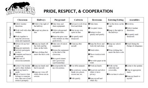 Pbis Matrix Templates Editable Downloads Artofit