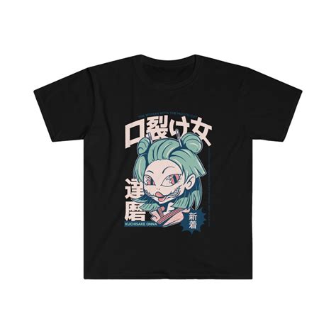 Kuchisake Onna Japanese Yokai Unisex Softstyle T Shirt Shujaa Tees