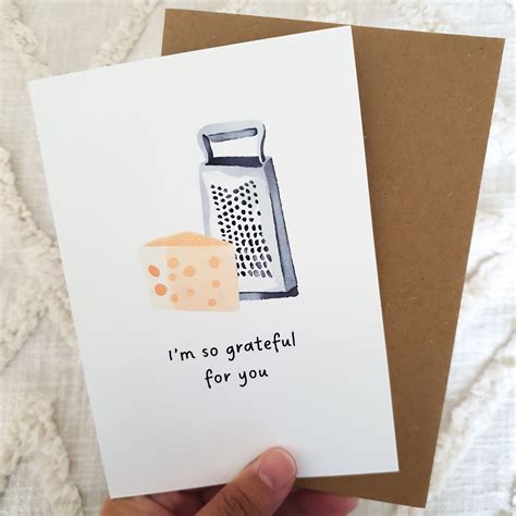 Funny Thank You Pun Card Gratitude Appreciation Card For Coworker
