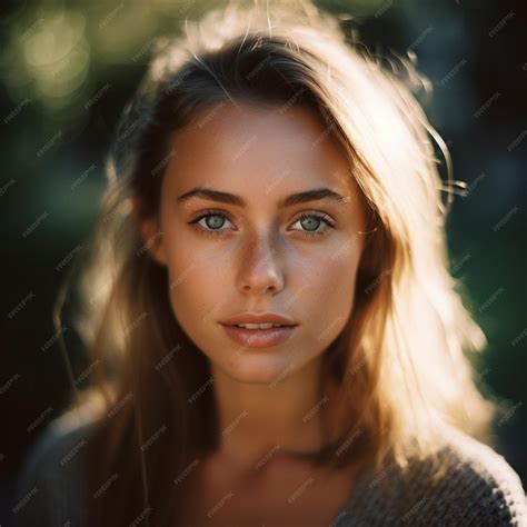 Premium Ai Image Beautiful Woman Female Portrait Digital Generated