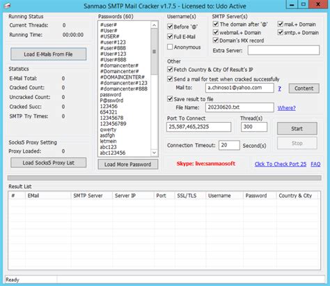 Sanmao Smtp Cracker