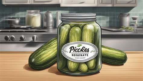 Do Pickles Need Refrigeration After Opening Safe Storage Tips