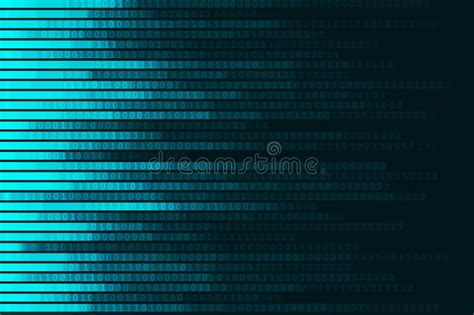 abstract digital code visualization stock vector illustration of