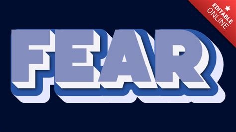 Fear Text Effect Generator TextStudio
