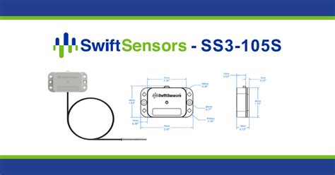 Ss3 105s Wireless Temperature Sensor With Stainless Steel Probe Swift Sensors