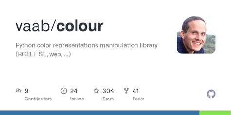 GitHub Vaab Colour Python Color Representations Manipulation Library RGB HSL Web