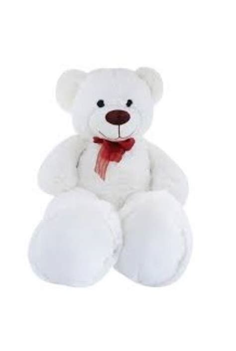 რბილი სათამაშო თეთრი დათვი 70 სმ