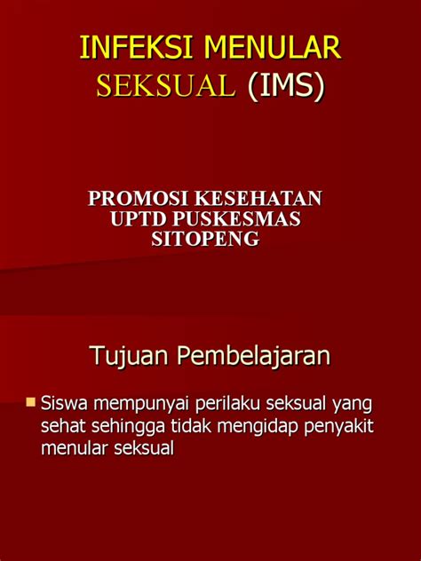 Infeksi Menular Seksual Ims Pdf