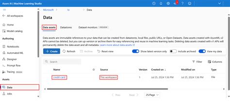자습서 데이터 업로드 액세스 및 탐색 Azure Machine Learning Microsoft Learn