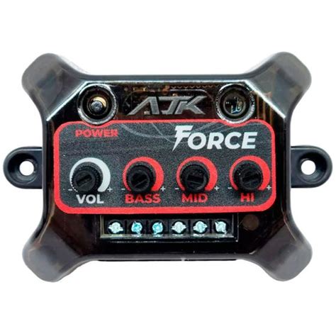 Player Force Ajk Para Caixas Bob 2 Vias 50w Rms Amplificado Caixa De