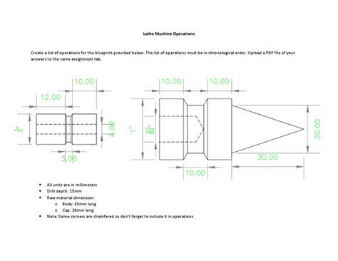 Lathe Machine Operations Assignment Pdf