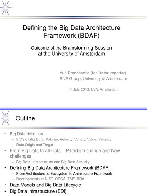 Defining The Big Data Architecture Framework Pdf Big Data Analytics