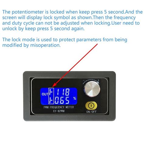 PWM Pulse Frequency Duty Cycle Adjustable Square W Grandado