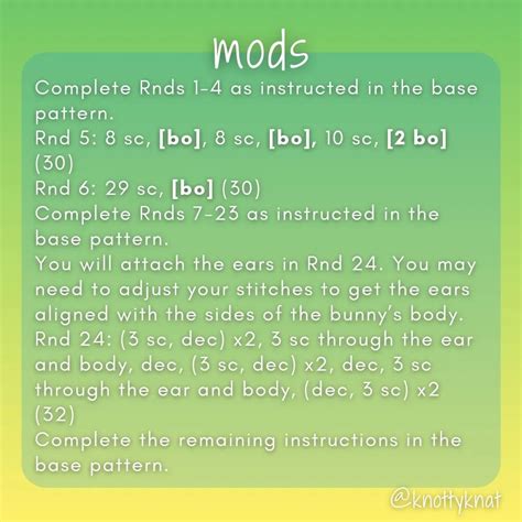 No Sew Chubby Bunny Free Pattern