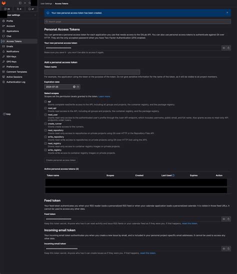 How To View Personal Access Token Self Managed Gitlab Forum