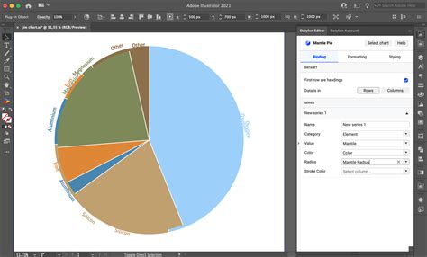 How To Make A Pie Chart In Adobe Illustrator Blog Datylon