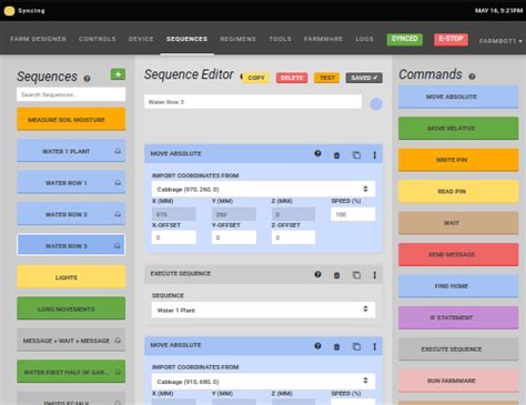 User Interface FarmBot Developer Documentation