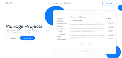 Docthebuilder Documentation Builder And Ebook Publishing Saas