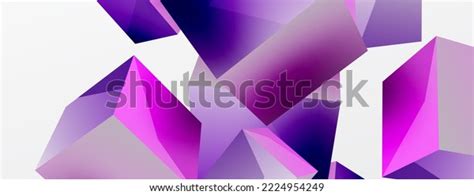3d Cubes Vector Abstract Background Composition Stock Vector Royalty Free 2224954249