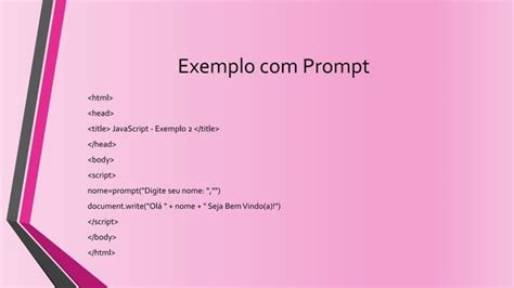 10 Java Script Exemplos Práticos Ppt