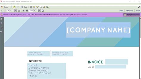 You Can Easily Edit Our PDF Invoice Template And Print It Or Save It As A PDF To Email The